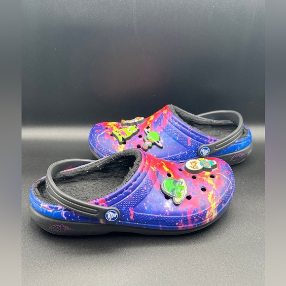 CROCS | Shoes | Crocs X Ron English Whin Lined Clogs Kids Size 5 Area 5 ...